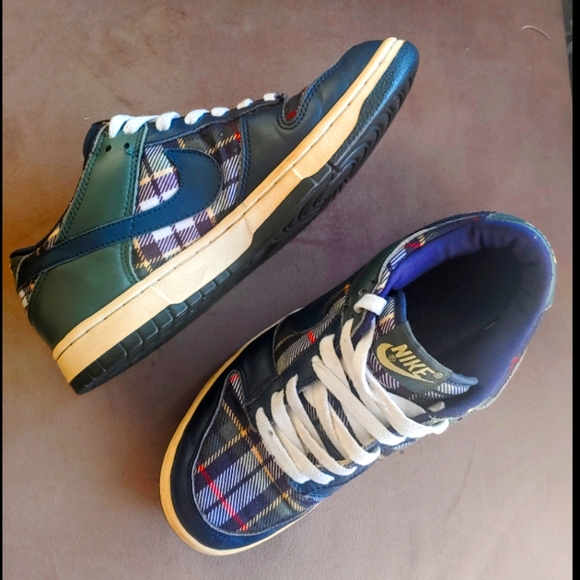 Nike | Shoes | Vintage Htf Nike Ds Dunk Low Plaid 85 | Poshmark
